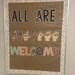 All Are Welcome Bulletin Board Boho Classroom Decor American Sign ...