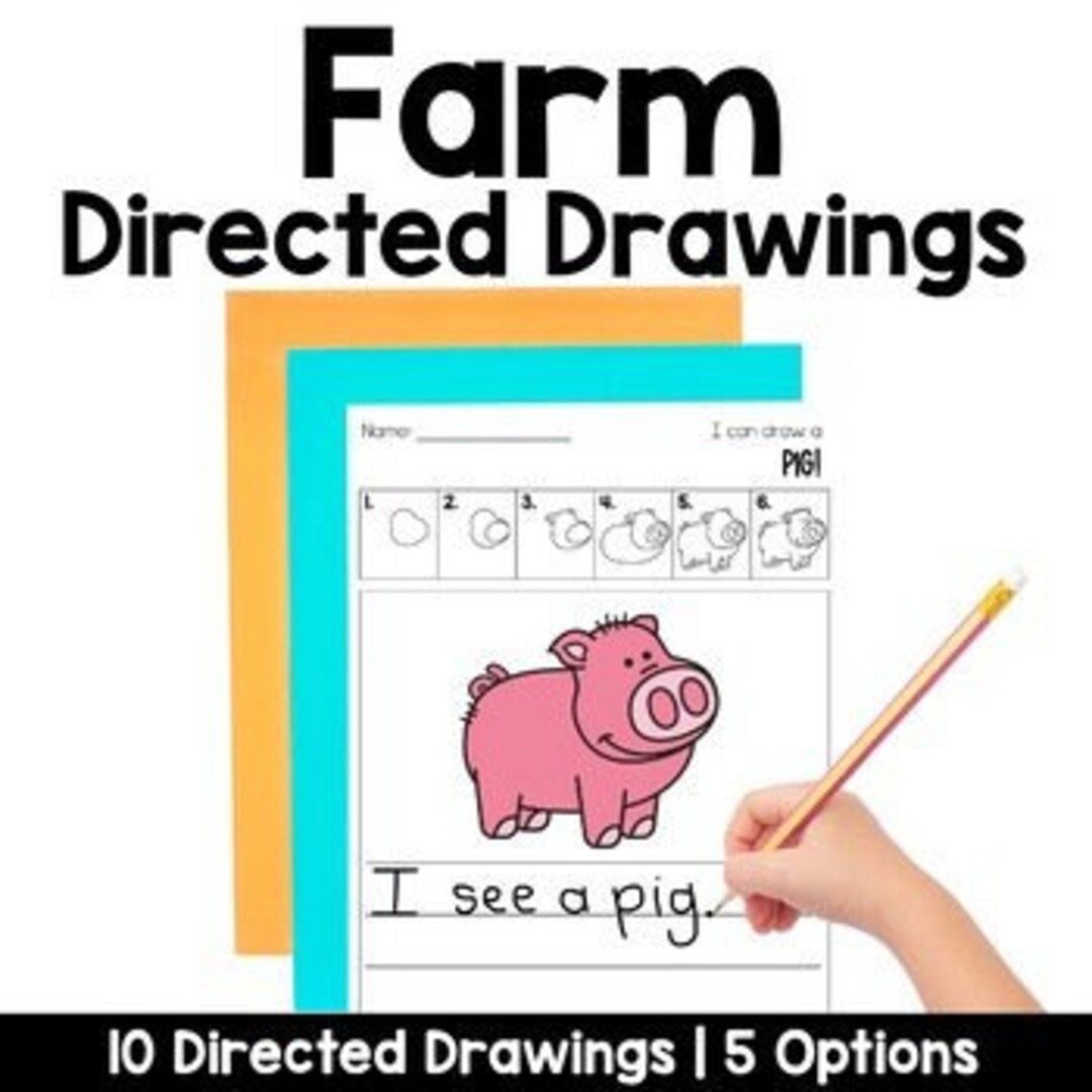 Farm Directed Drawings - Etsy