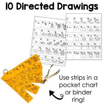 November Directed Drawings With Shapes | Thanksgiving | Fall | Autumn ...