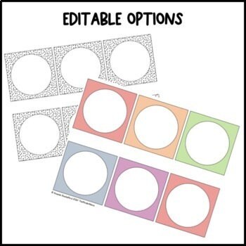 Pastel Rainbow Student Book Bin Labels | Editable | Dalmatian - Etsy