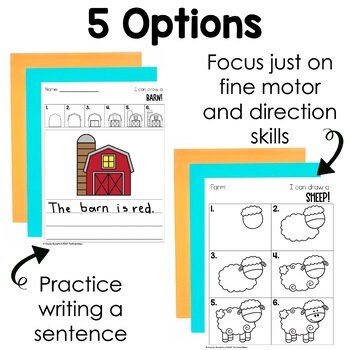 Farm Directed Drawings - Etsy