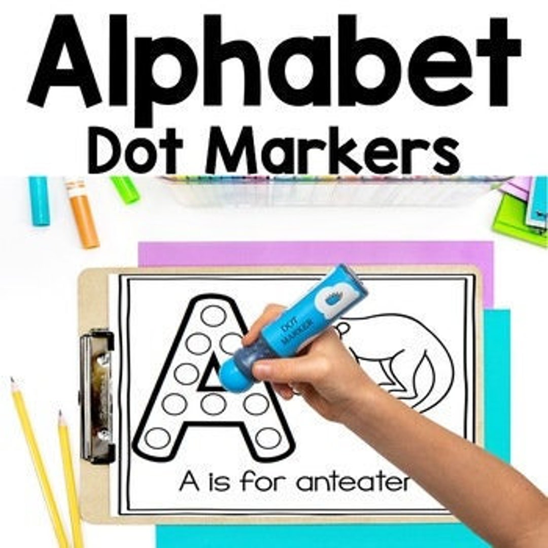 Alphabet Bingo Dot Marker Center | Fine Motor | Craft Center - Etsy