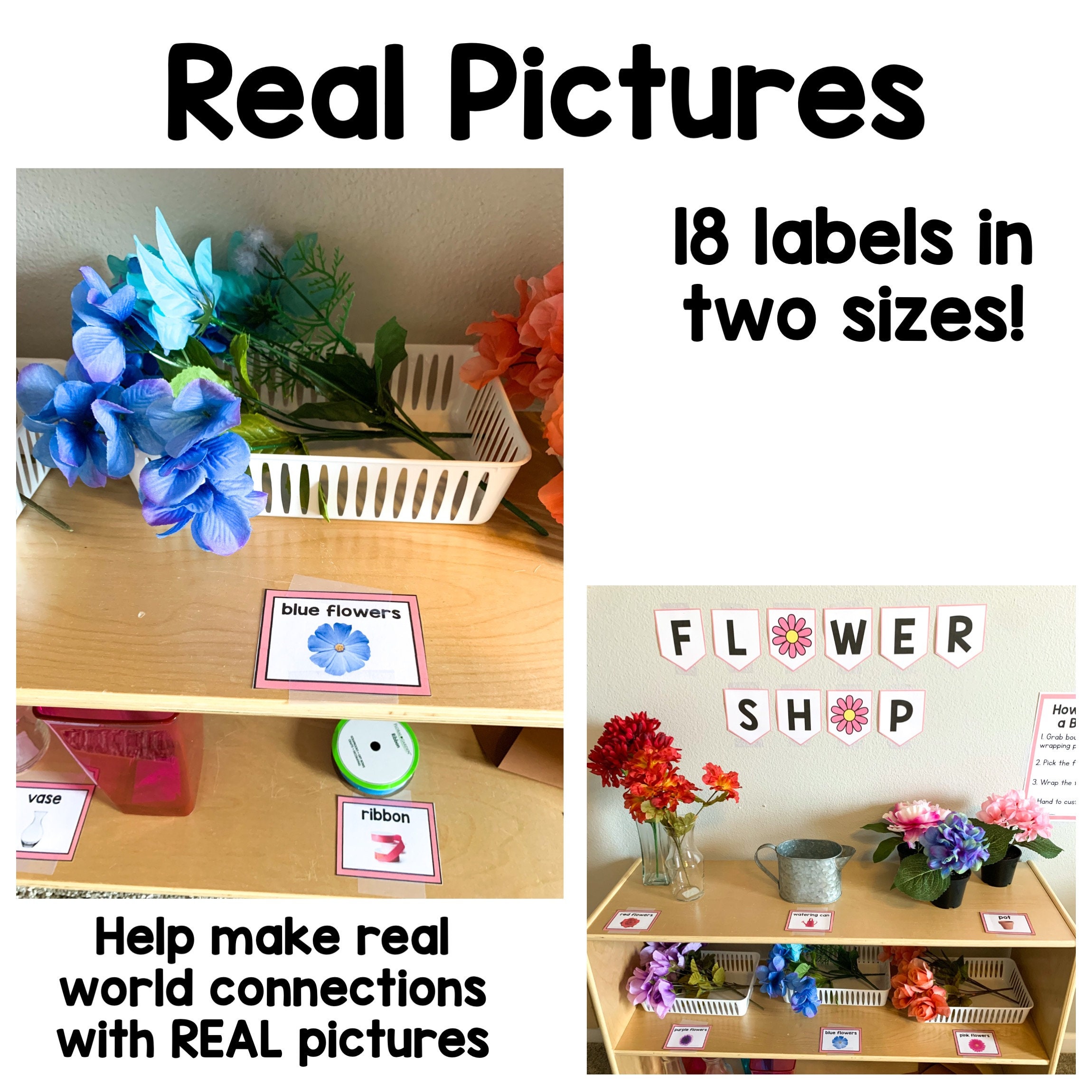 PRINTABLE Flower Shop Dramatic Play Preschool Sensory Play | Elementary ...