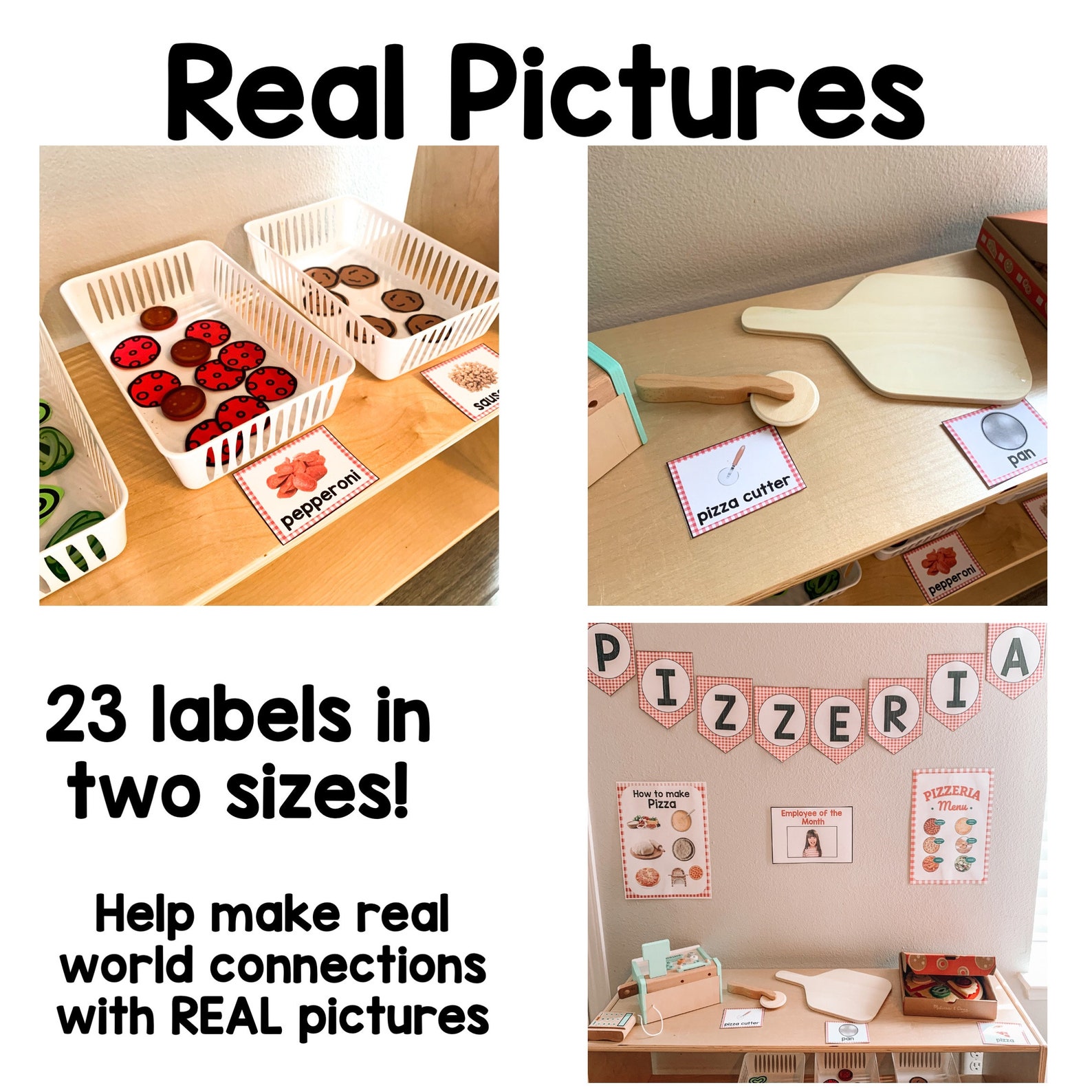 PRINTABLE Pizza Shop Dramatic Play Preschool Sensory Play | Elementary ...