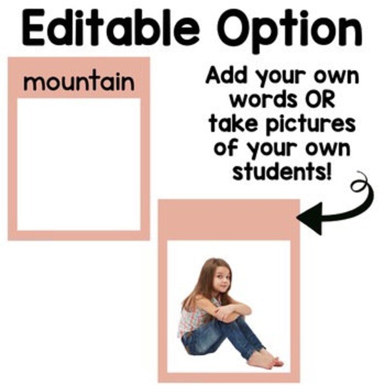 Carpet Posters Real Pictures | Nonfiction | Editable | Boho | Classroom ...