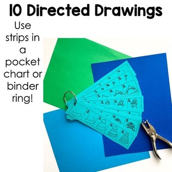 January Directed Drawings With Shapes Winter - Etsy