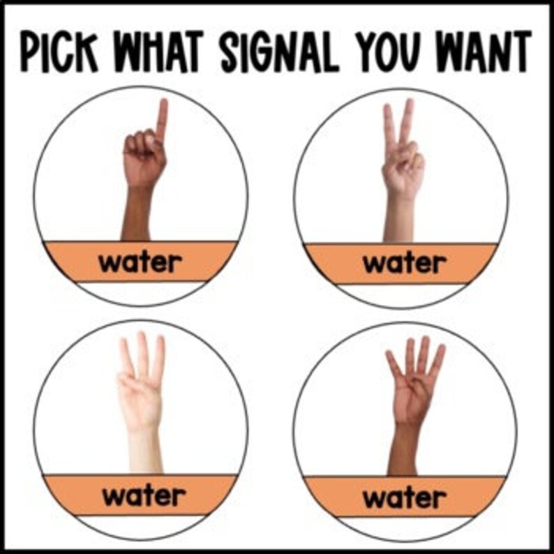 Boho Nonfiction Hand Signals | Real Pictures | Classroom Management ...