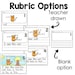 Kindergarten Visual Rubric | 5 Star Writing - Etsy