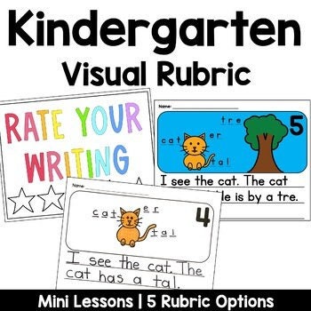 Kindergarten Visual Rubric | 5 Star Writing - Etsy
