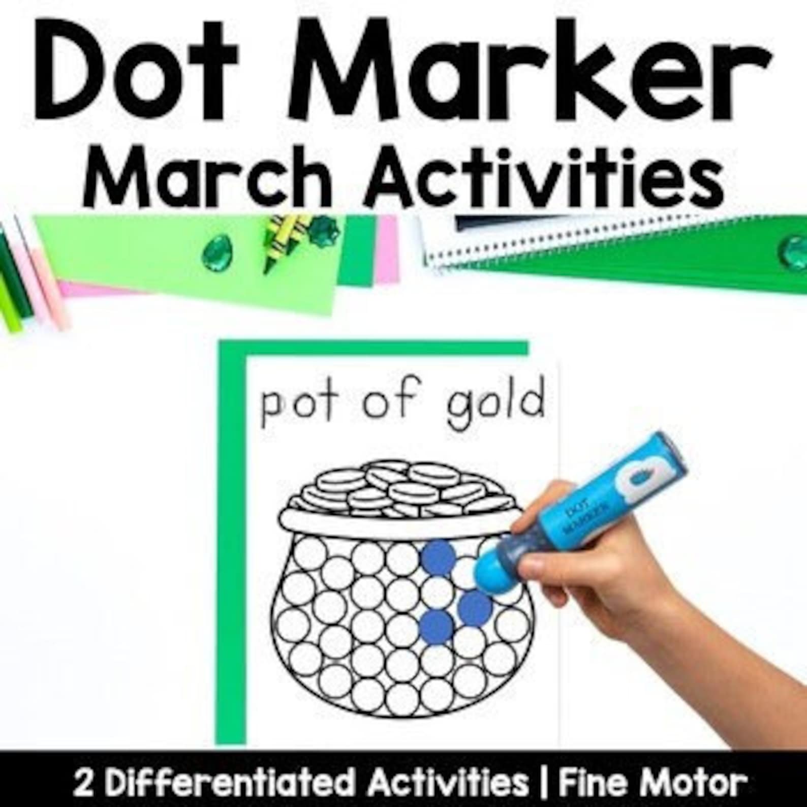 March Dot Marker Activities | Bingo Dot Markers | Fine Motor - Etsy UK