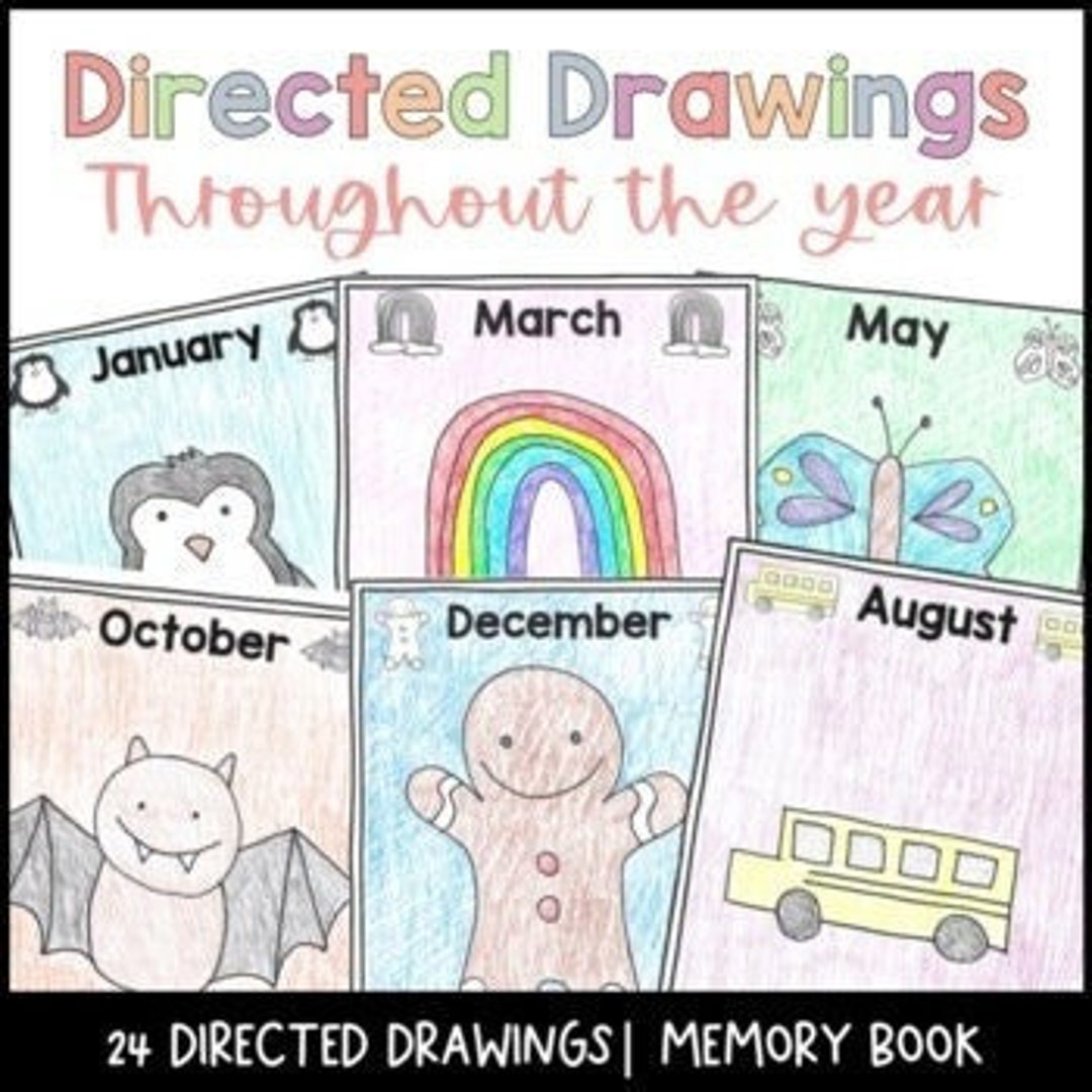 Monthly Directed Drawings Throughout the Year | Memory Book | Parent ...