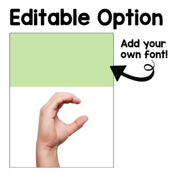 Pastel Rainbow ASL Alphabet Poster | Real Pictures | Nonfiction ...