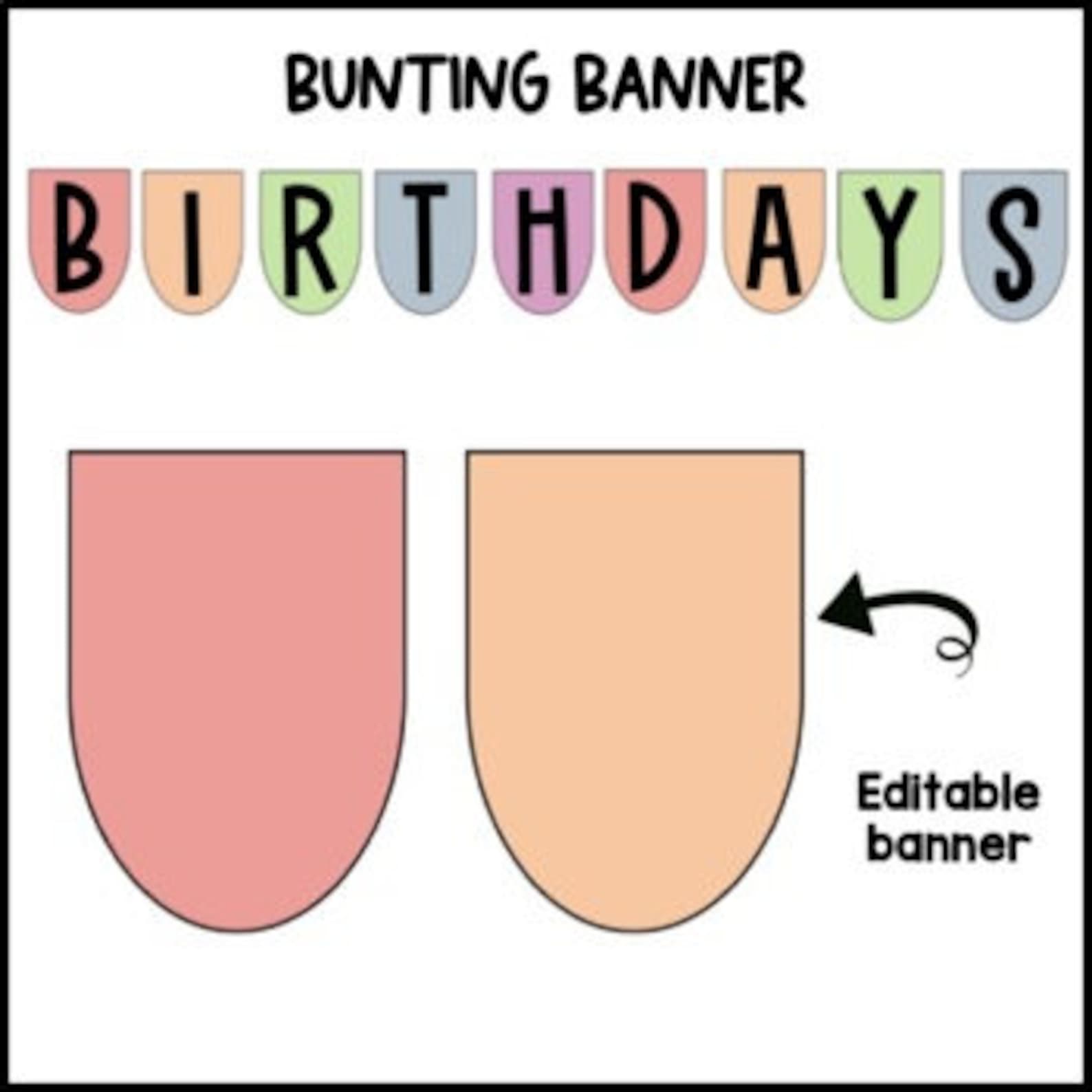 Pastel Rainbow Birthday Chart | Editable | Dalmatian | Bulletin Board ...