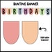 Pastel Rainbow Birthday Chart | Editable | Dalmatian | Bulletin Board ...