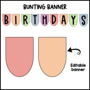 Pastel Rainbow Birthday Chart | Editable | Dalmatian | Bulletin Board ...