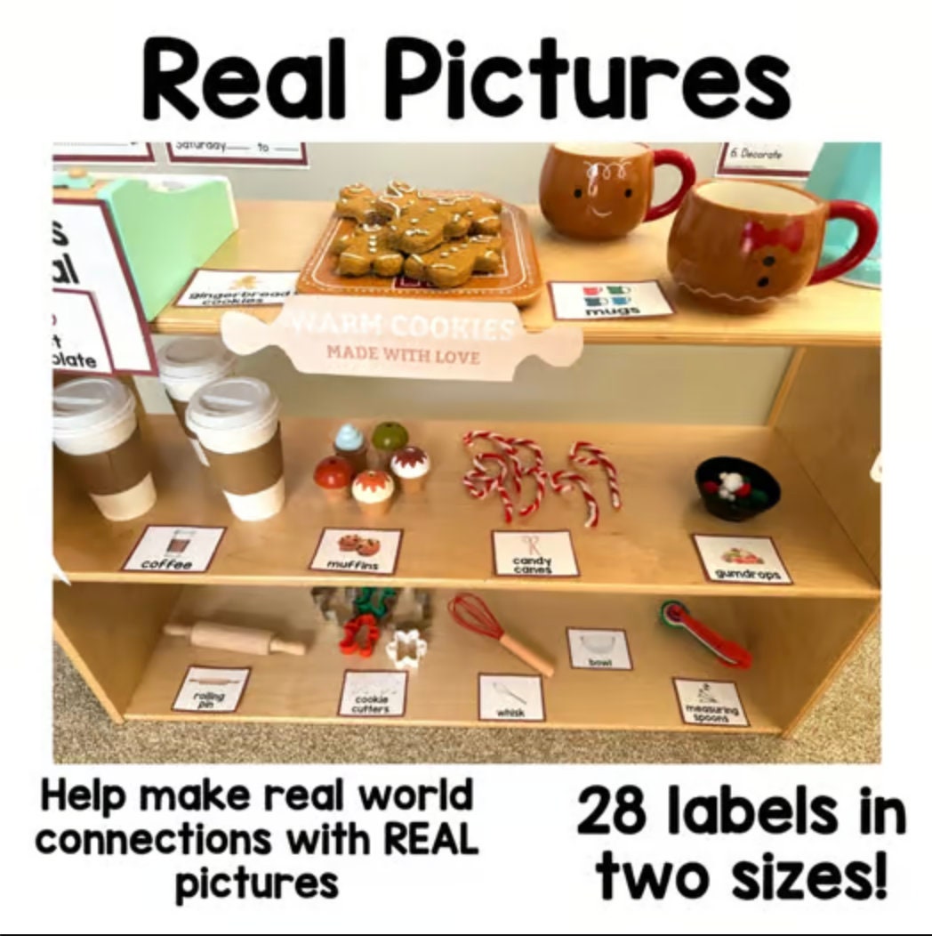 Gingerbread Bakery Dramatic Play | Real Pictures - Etsy