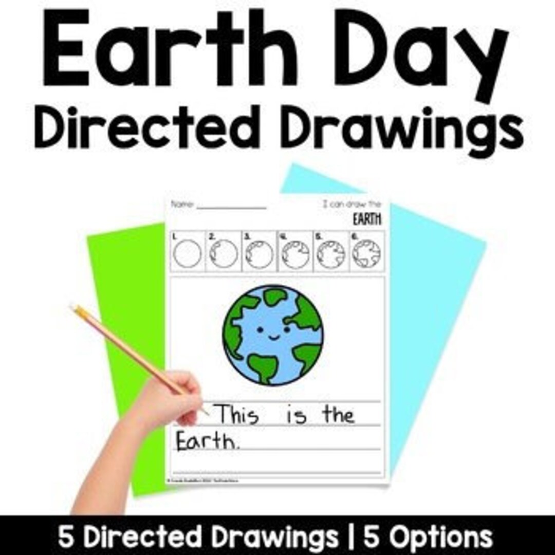 Earth Day Directed Drawings | Spring - Etsy