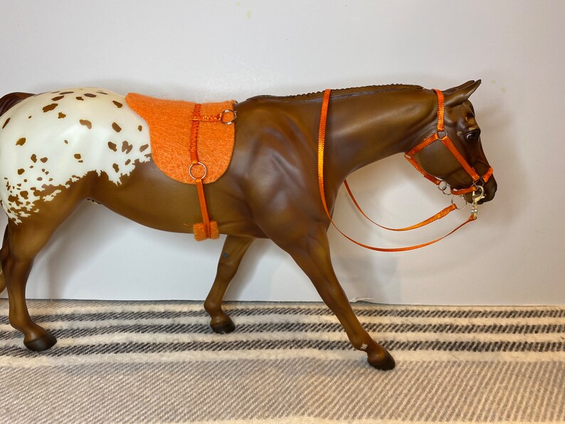 Handmade Reins and Trick Riding Saddle for Breyer Chocolatey Mold - Etsy