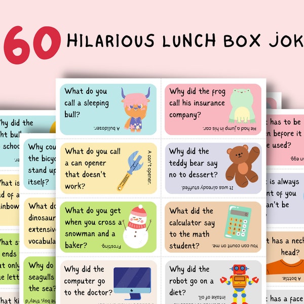 Mini Joke Cards - Etsy