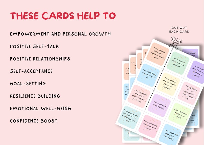 60 Printable Affirmation Cards, Inspiration Cards, Motivational Quotes ...