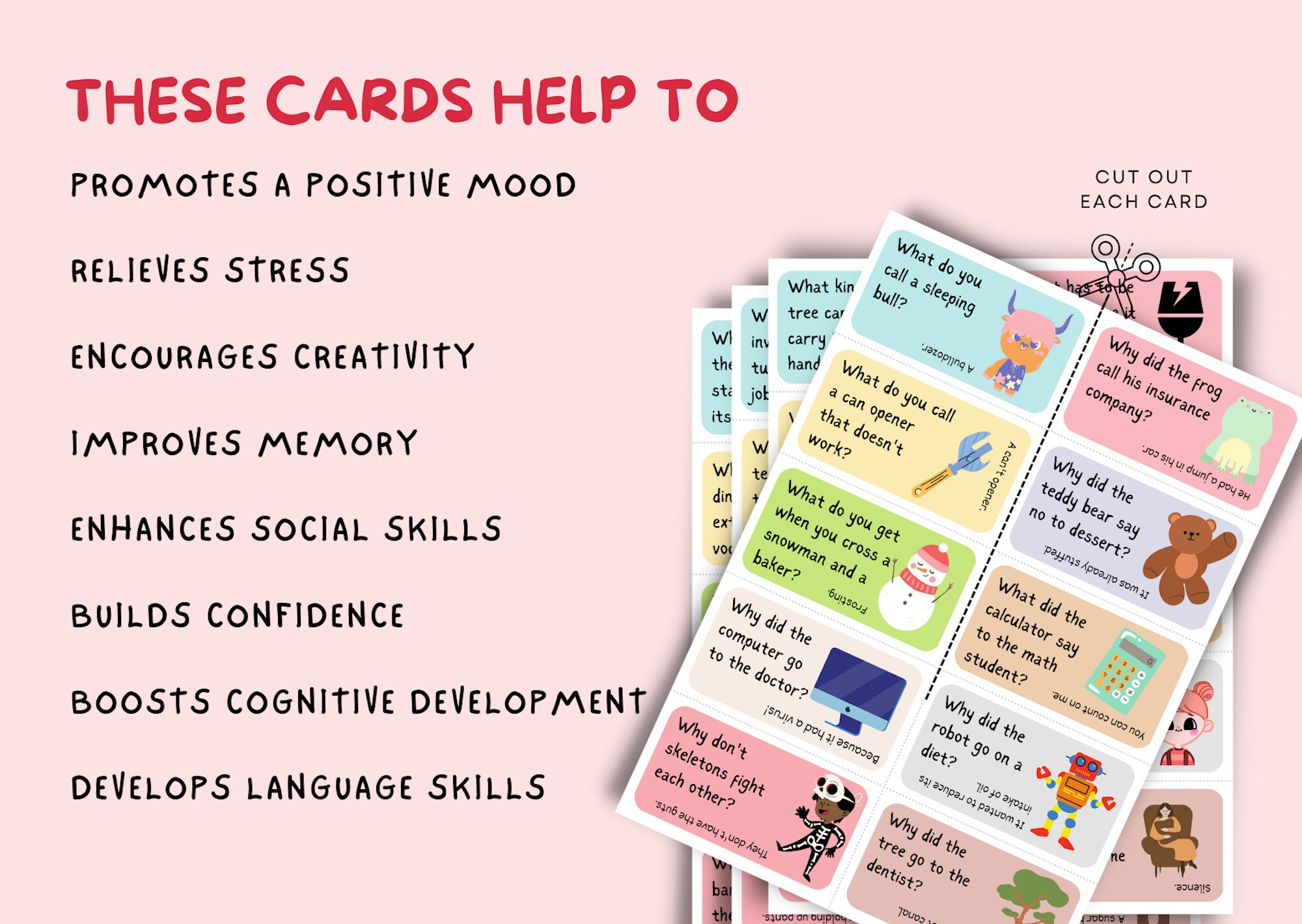 60 Joke Lunch Box Notes for Kids, Lunchbox Notes, Lunchbox Note ...