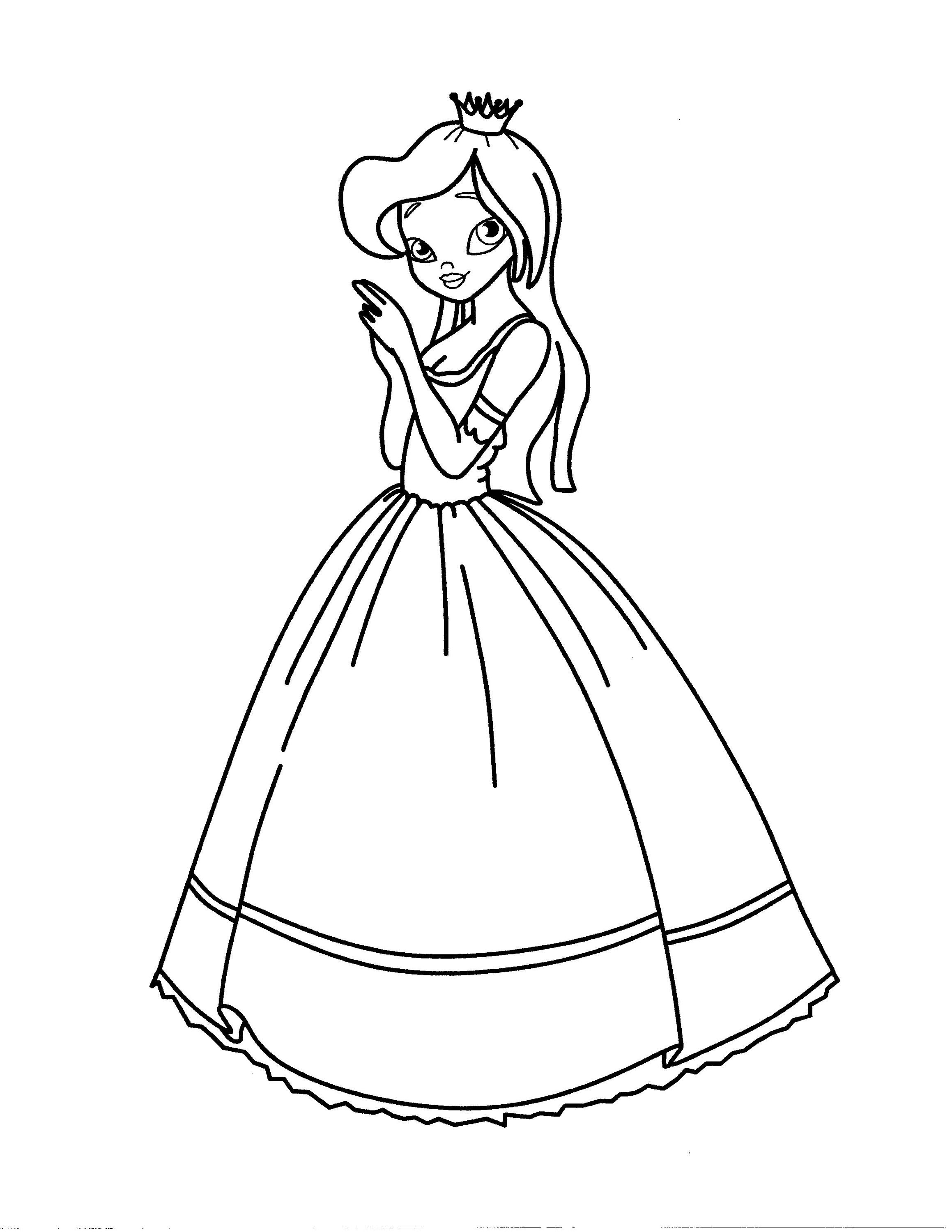 18 Princess Coloring Pages Printable Coloring - Etsy