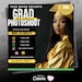 Graduation Photoshoot Flyer, Photographer Prom Flyer, Graduation Photos ...