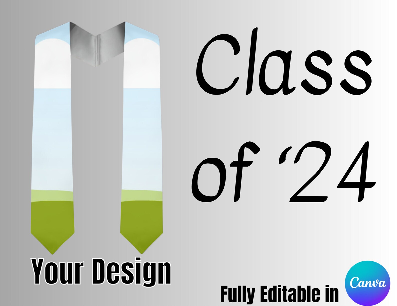 NEW 2024 Graduation Stole Mockup Bundle, Graduation Sash Mockups ...