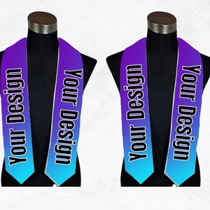 15 Graduation Stole Canva Frames and Mockups, Graduation Sash Mockups ...