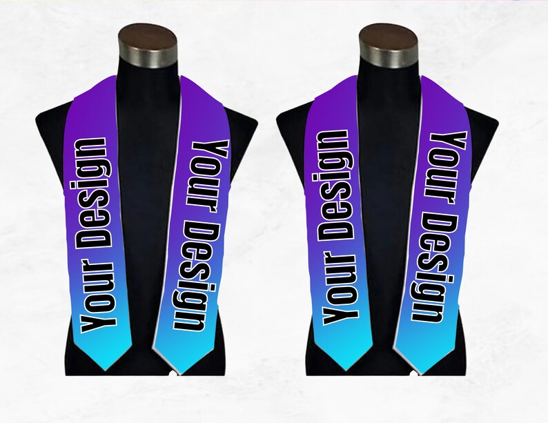 15 Graduation Stole Canva Frames and Mockups, Graduation Sash Mockups ...