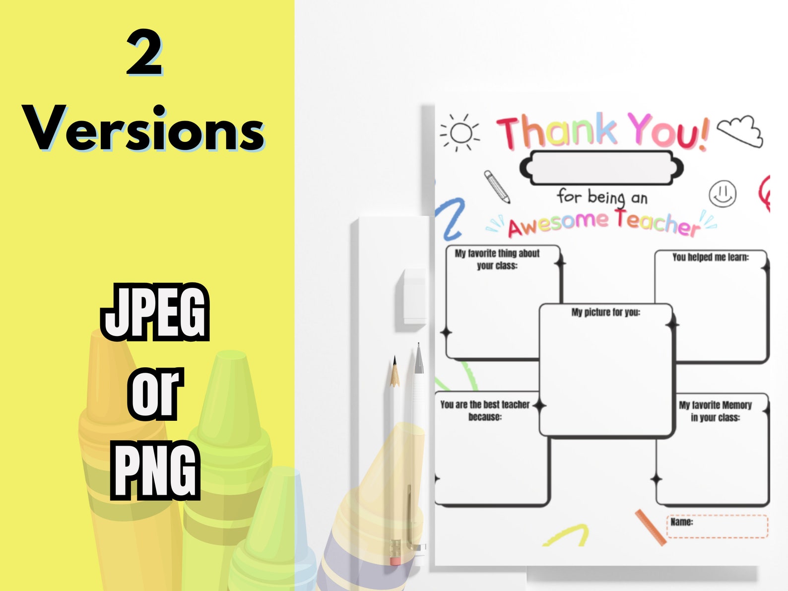 Teacher Appreciation Week Printable Worksheets, Thank You Gift for ...