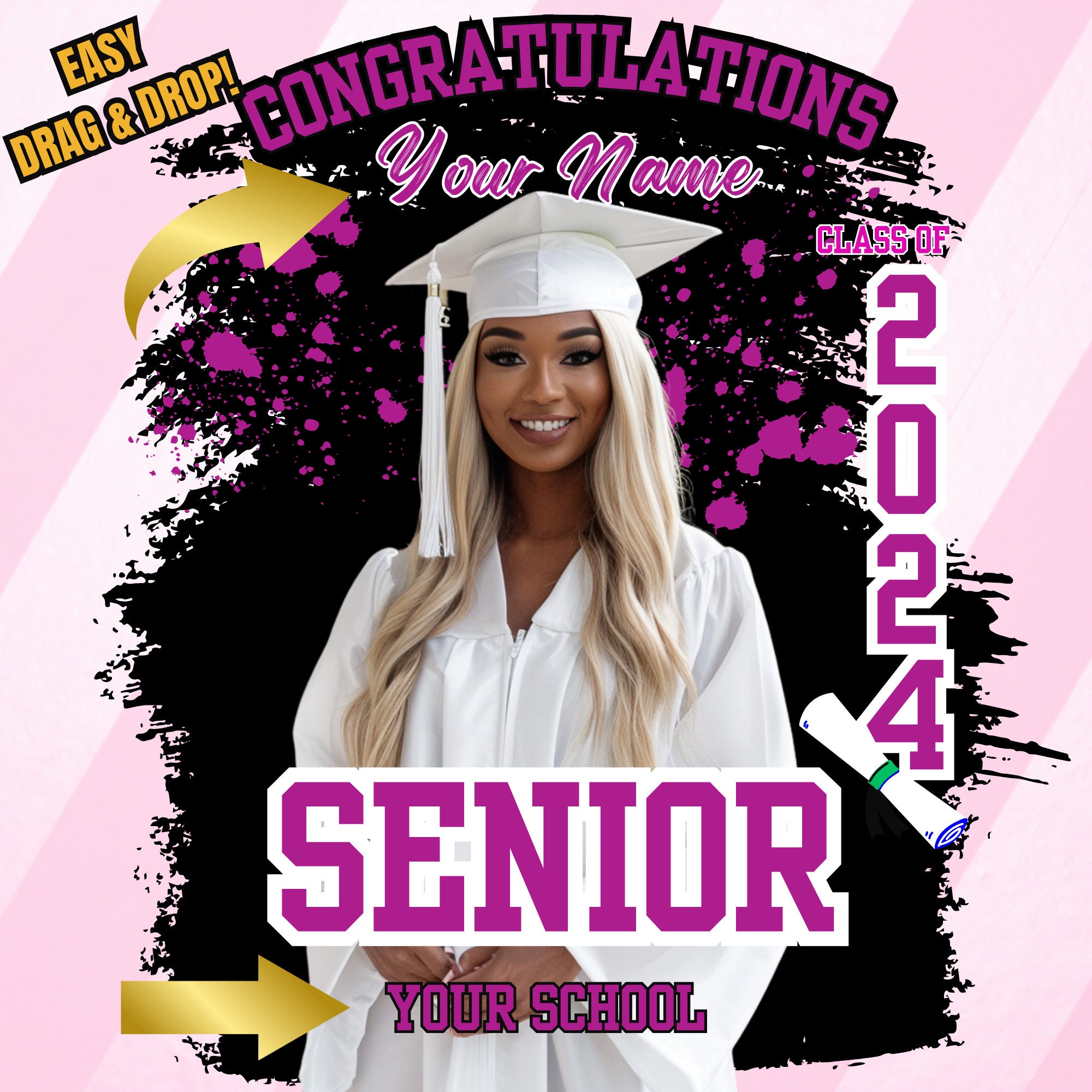 Custom Graduation Shirt Template Bundle, Graduation T Shirt Design ...