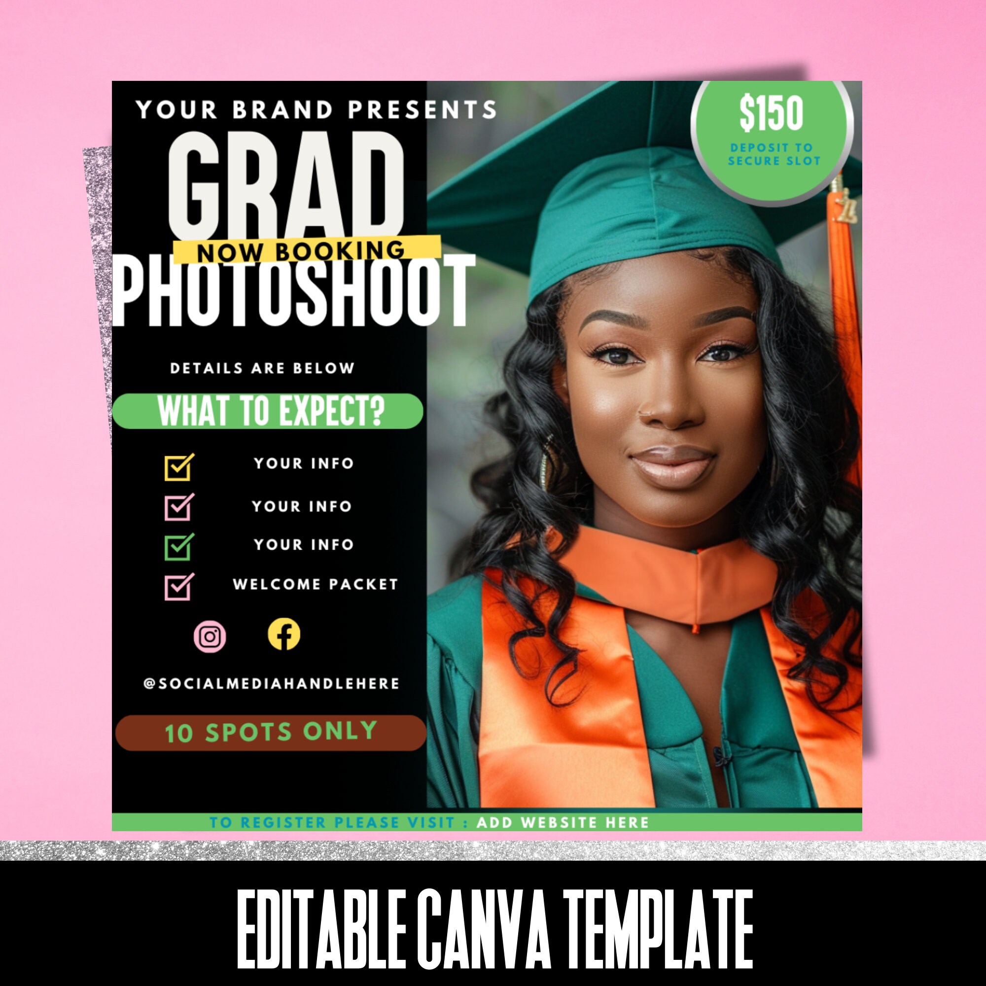 Graduation Photos,photoshoot Flyer,photography Special,grad Photoshoot ...