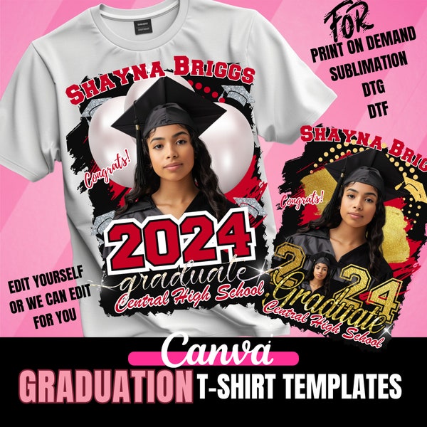 Graduation Shirt Template - Etsy