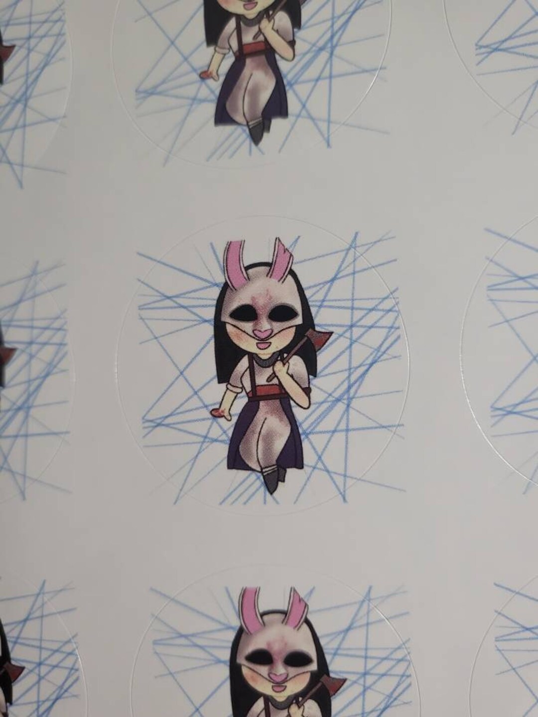 The Huntress Dead by Daylight Dbd Chibi Cute Sticker Halloween Axe ...