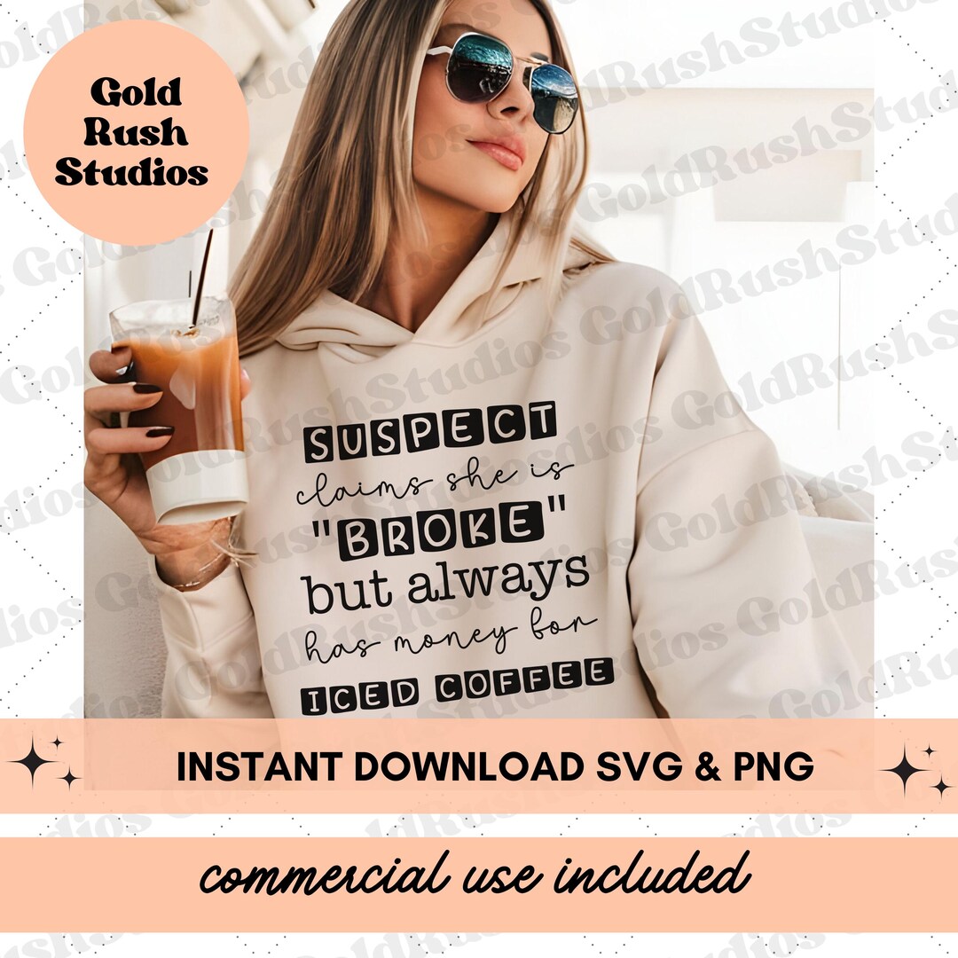 Suspect SVG, Suspect PNG, Suspect Claims to Broke but Always Has Money ...