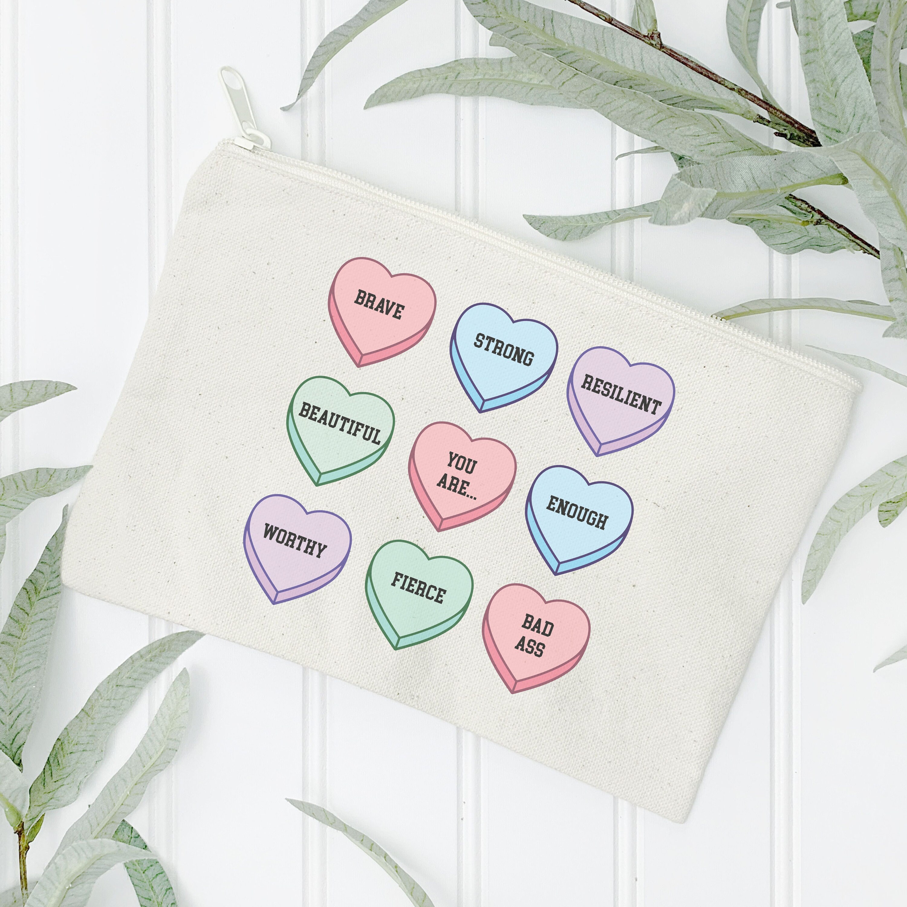 Candy Hearts Svg, Valentine Svg, Self Love Conversation Hearts for ...