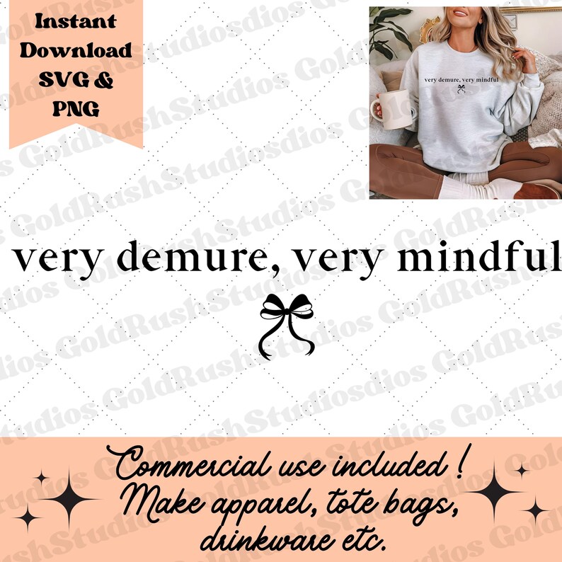Very Demure SVG, Gen Z Trendy SVG, Balletcore Svg,funny Svg, Meme Svg ...