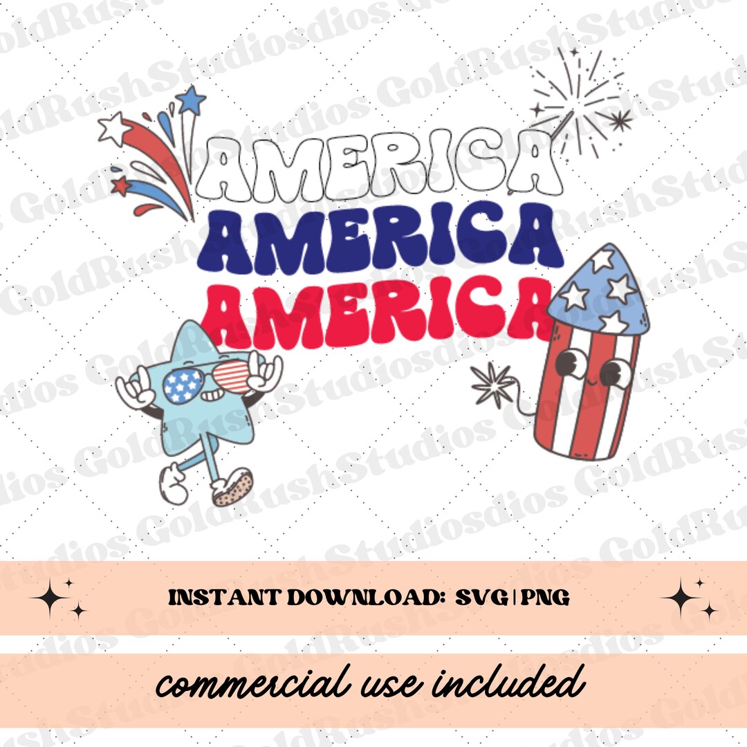 FOURTH OF JULY Png america Summer Time Png Merica Png for Sublimation ...