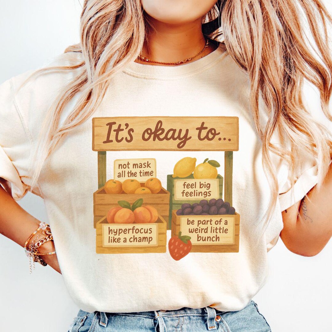 It’s Okay Fruit Stand PNG, Mental Health Fruit Market Clipart, Its Ok ...