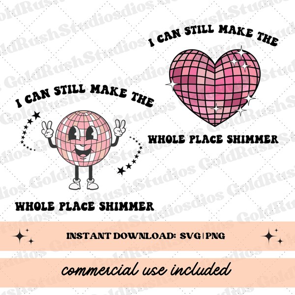 The Whole Place Shimmer Png - Etsy