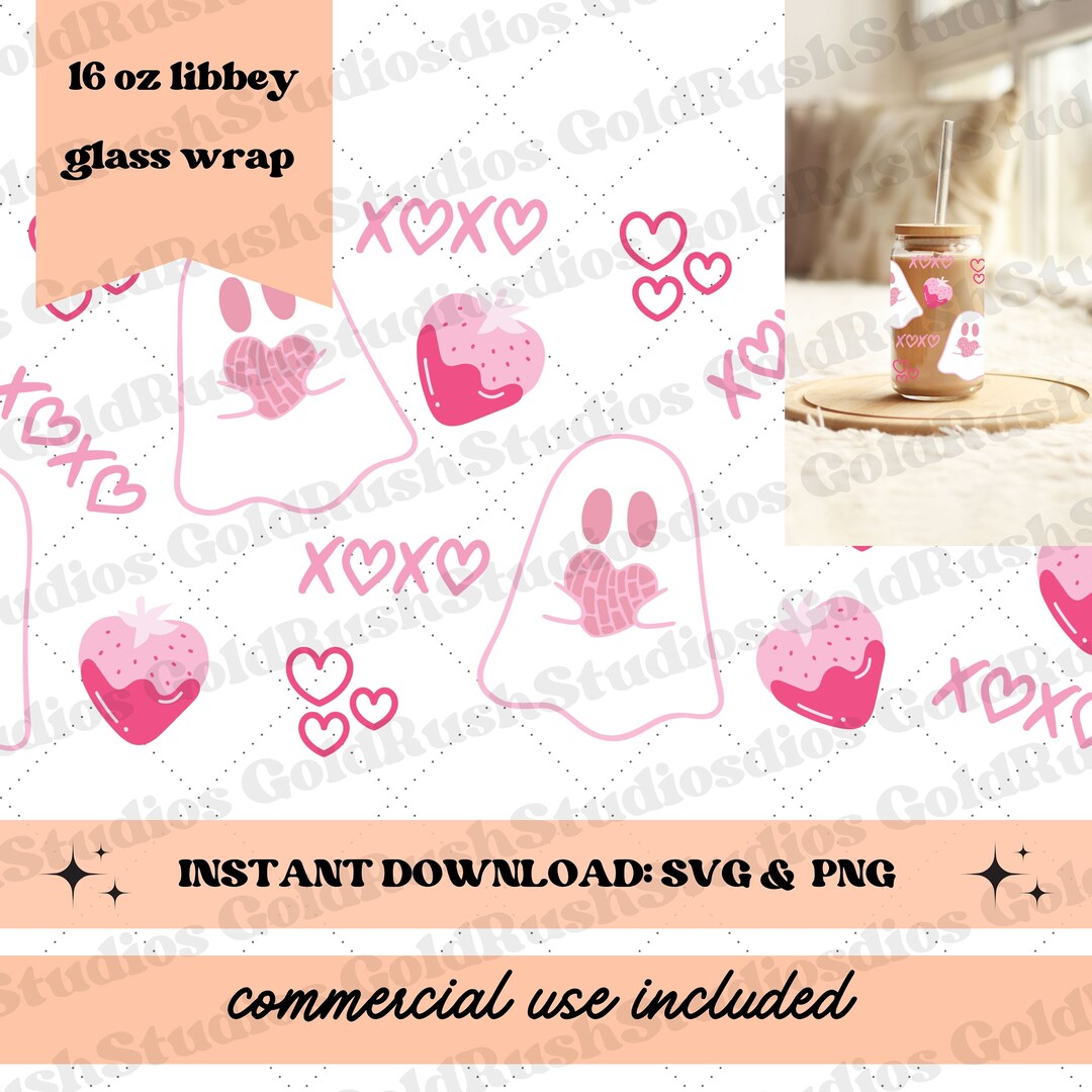 Libby Glass Can Svg, Glass Cup Svg, Valentines Cup Svg, Libby Glass ...