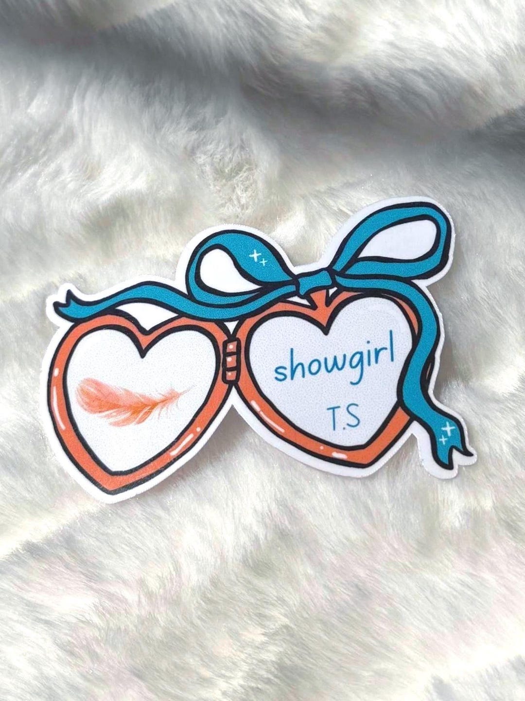 Showgirl Locket Sticker - Etsy