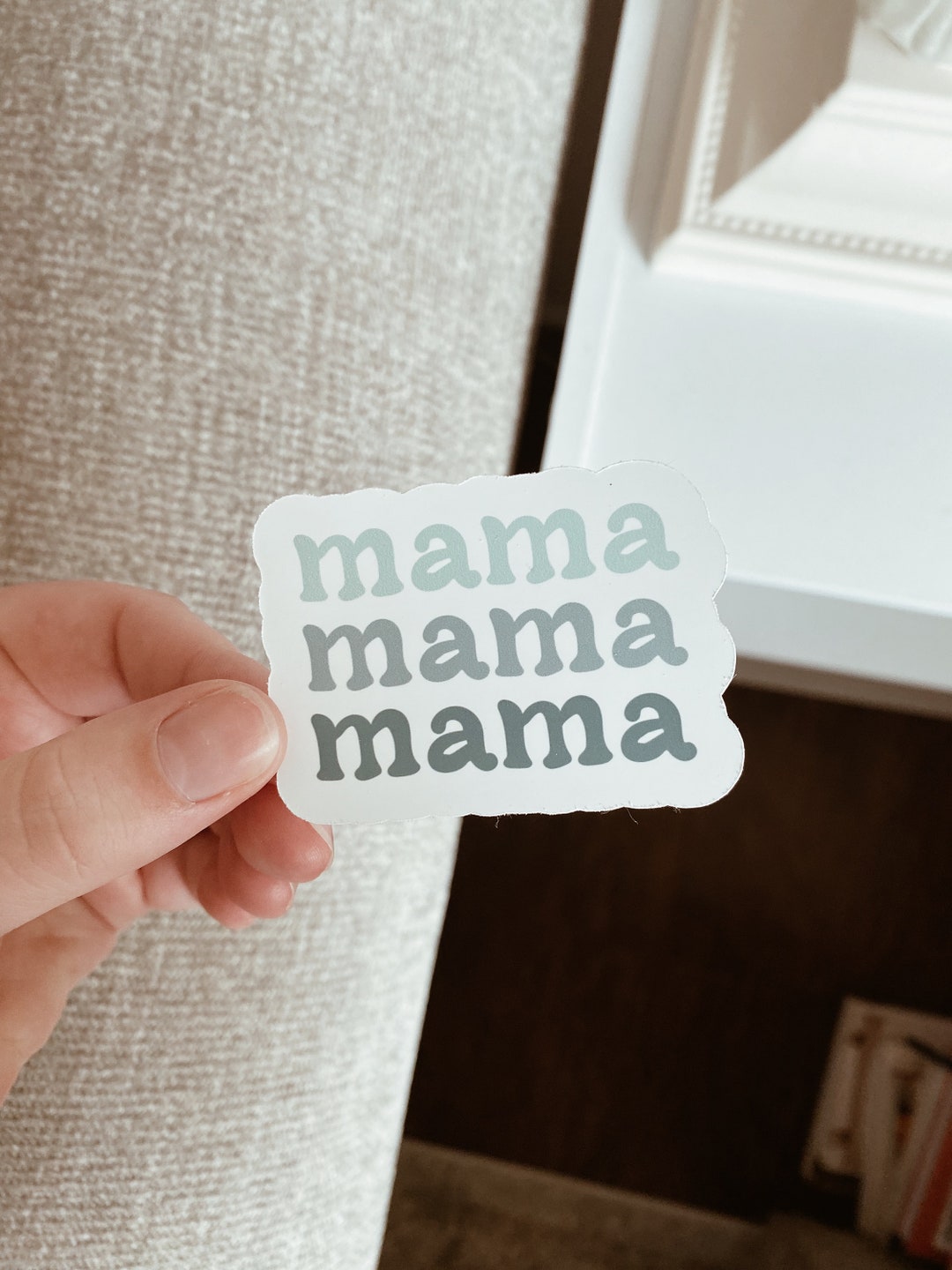 Mama Sticker, Sticker for Moms, Happy Mother's Day, Green Mom's Sticker ...