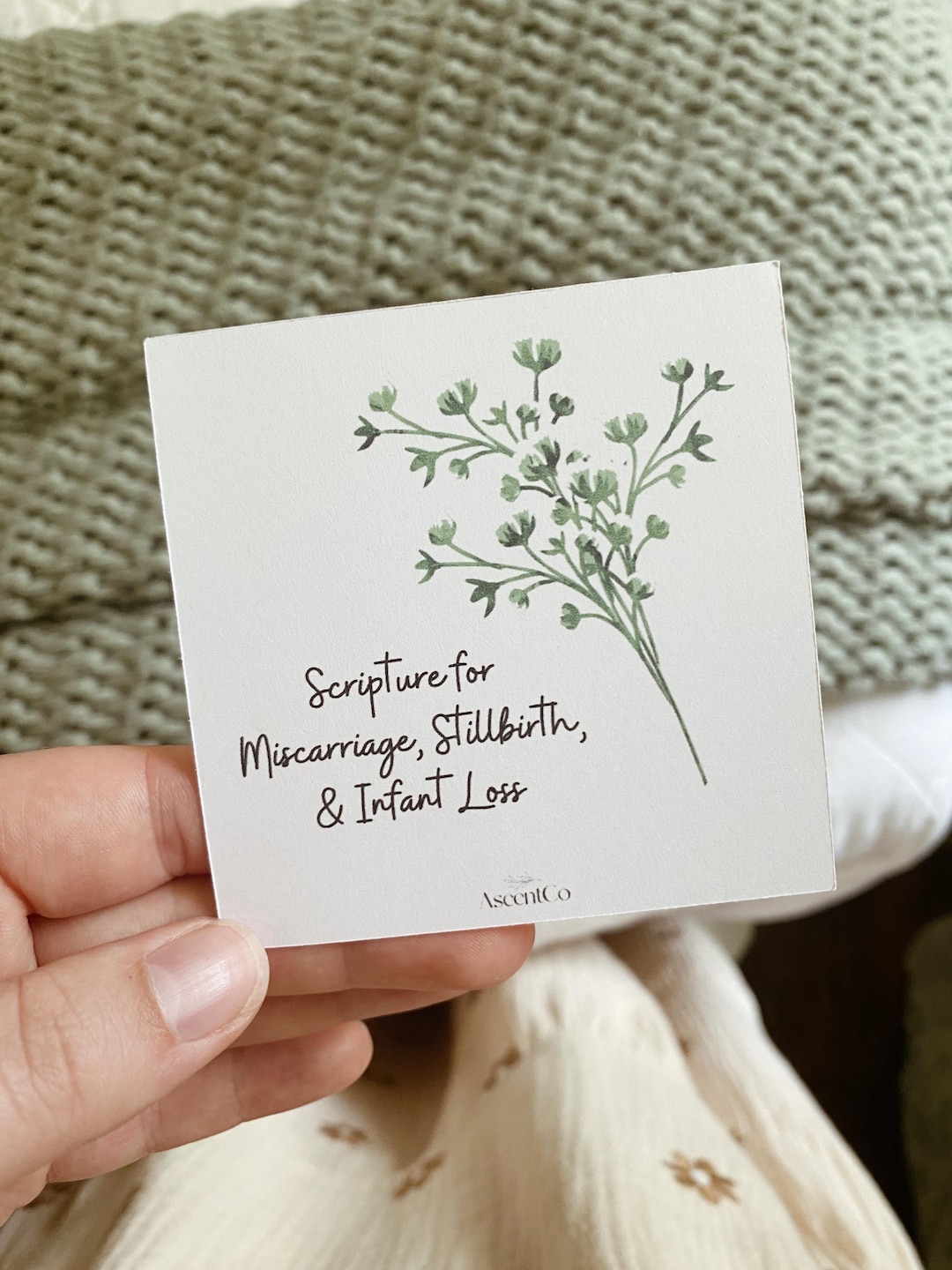 Scripture Cards for Miscarriage, Stillbirth, & Infant Loss / Gift for ...