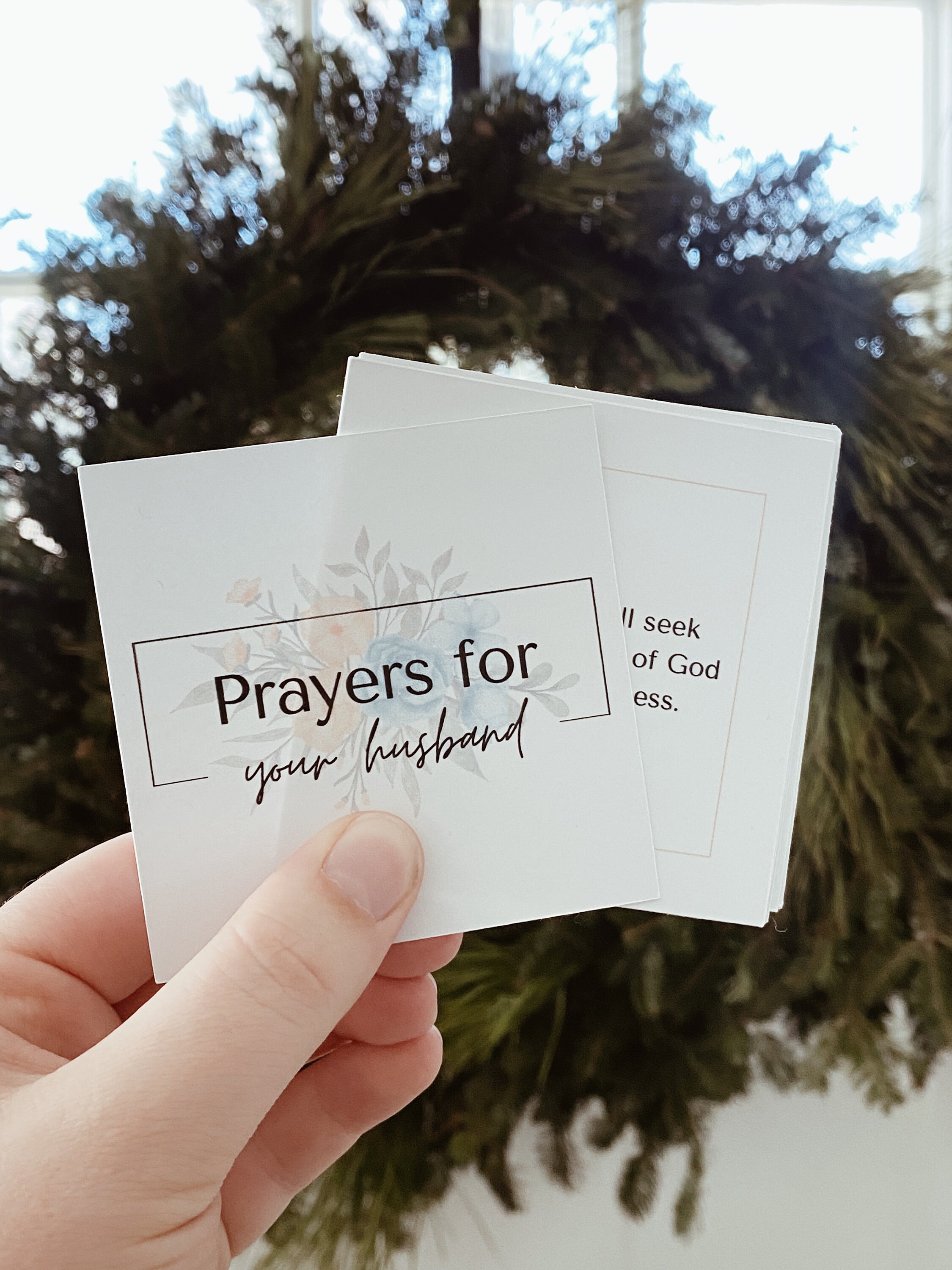 Praying for Your Husband Prayer Cards | Stocking Stuffer | Scripture ...