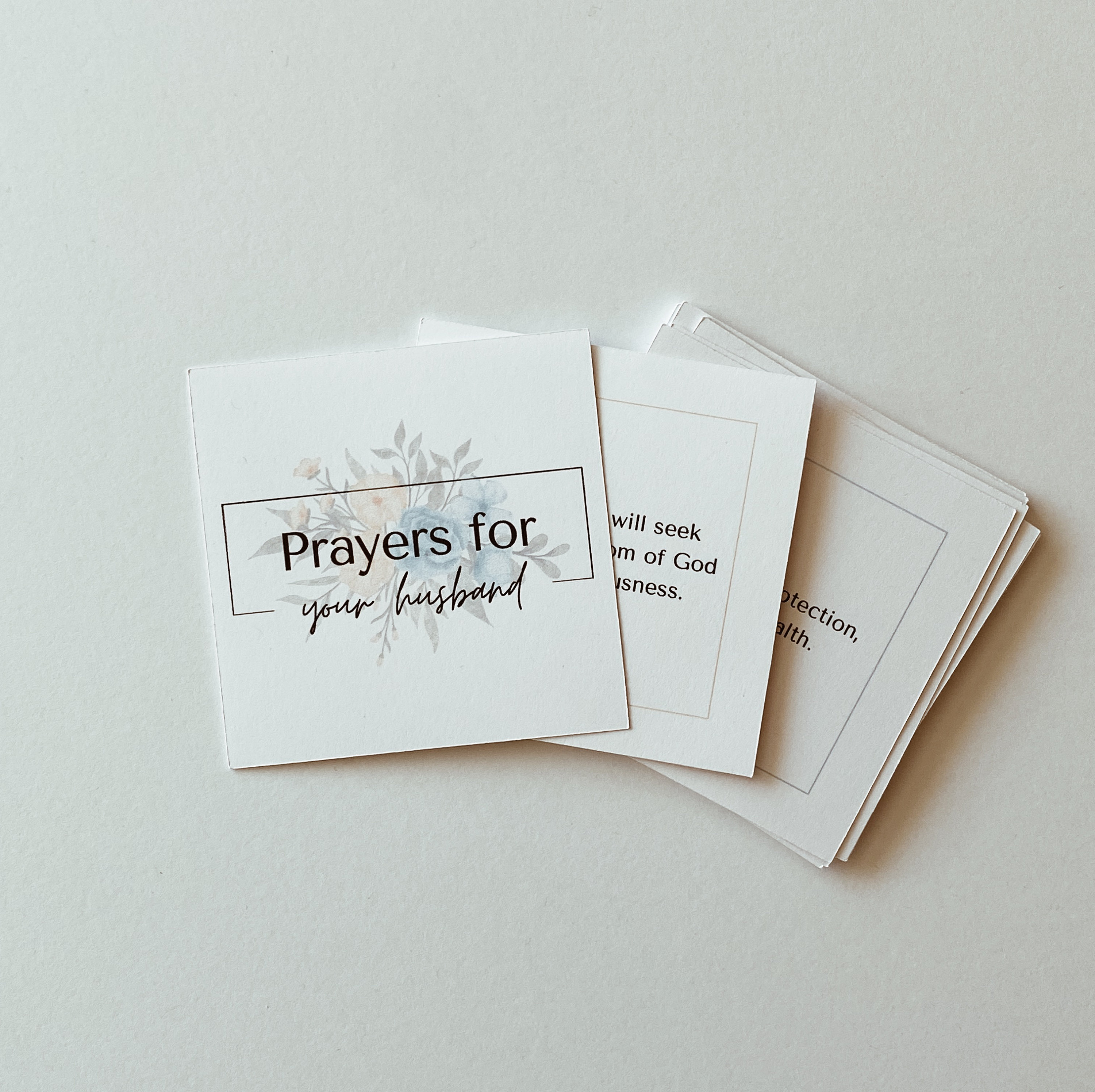 Praying for Your Husband Prayer Cards | Stocking Stuffer | Scripture ...