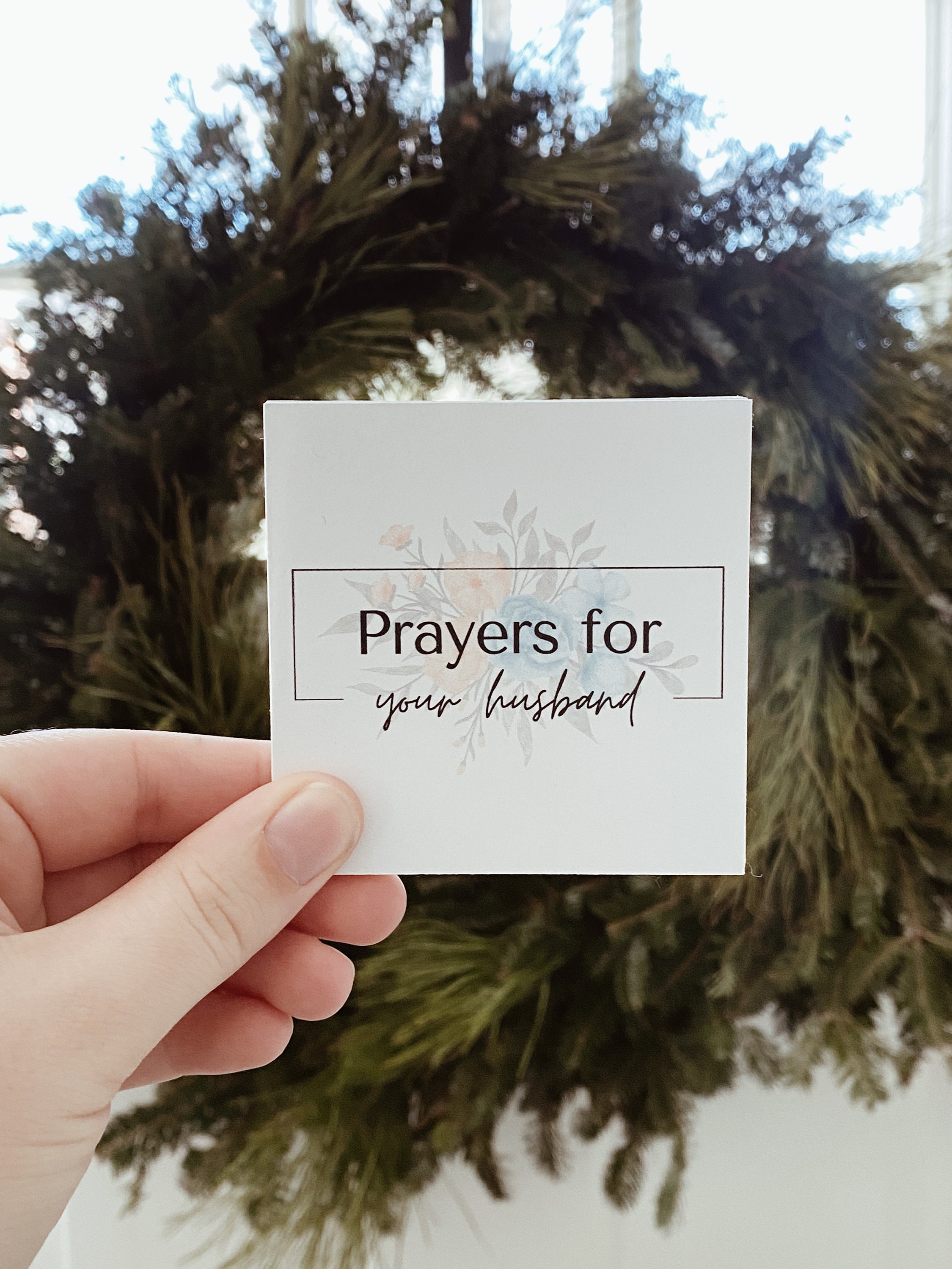Praying for Your Husband Prayer Cards Stocking Stuffer Scripture Cards ...