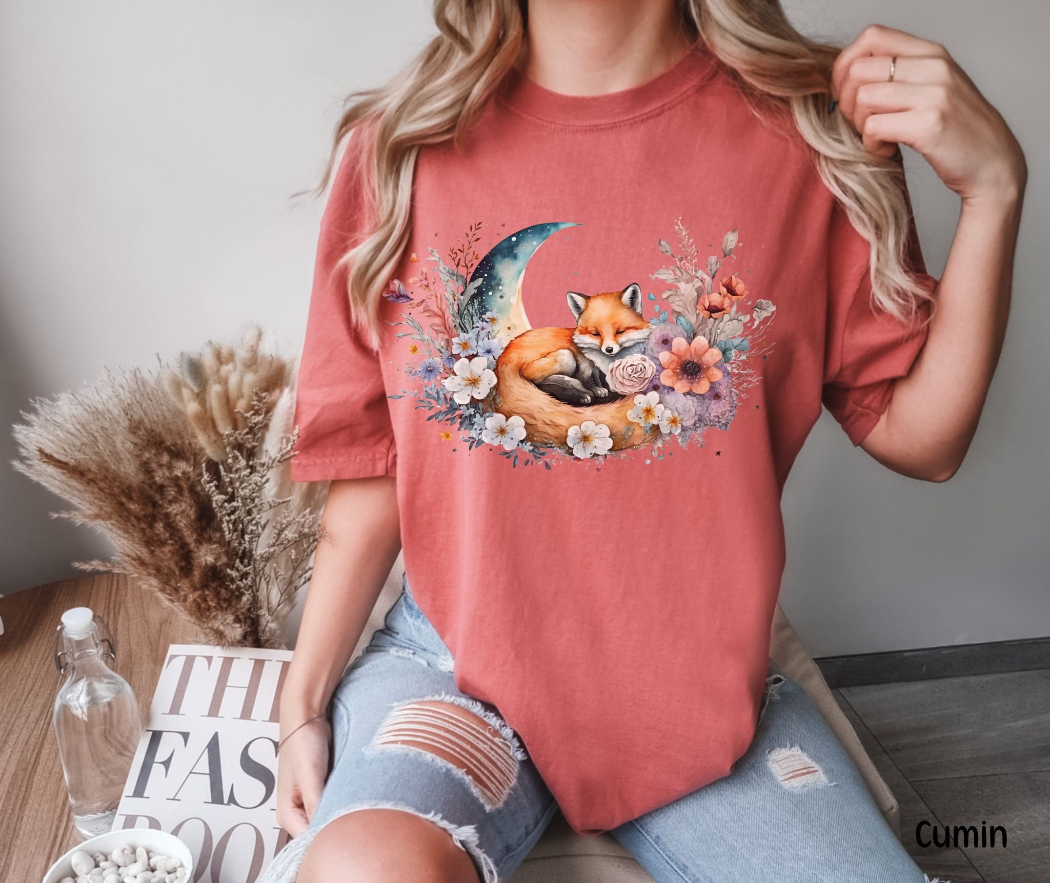 Forestcore Fox Shirt, Cottagecore Aesthetic Shirt, Goblincore ...