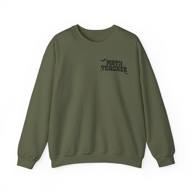 Coquette Halloween Math Teacher Sweatshirt Spooky Math Teacher